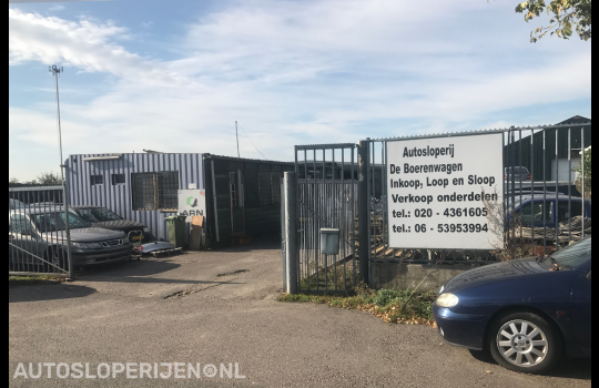 Autosloperij De Boerenwagen in Landsmeer - Autosloperijen.nl